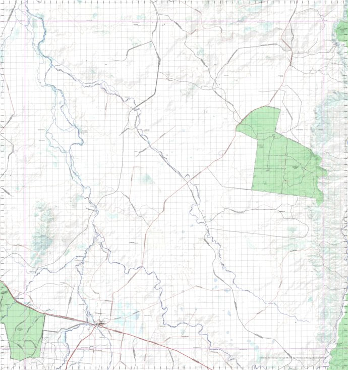 Getlost Map 8649 ROLLESTON Qld Topographic Map V15 1:75,000 by Getlost ...