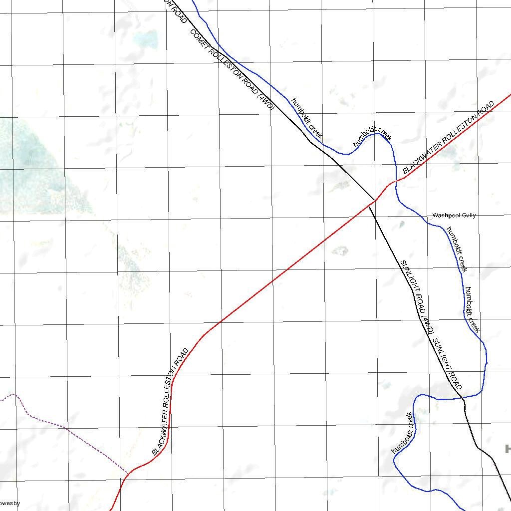 Getlost Map 8649 ROLLESTON Qld Topographic Map V15 1:75,000 by Getlost ...
