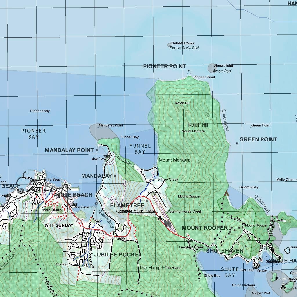 Getlost Map 8657 PROSERPINE Qld Topographic Map V15 1:75,000 by Getlost ...