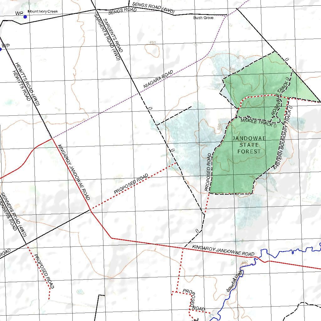 Getlost Map 9144 JANDOWAE Qld Topographic Map V15 1:75,000 by Getlost ...