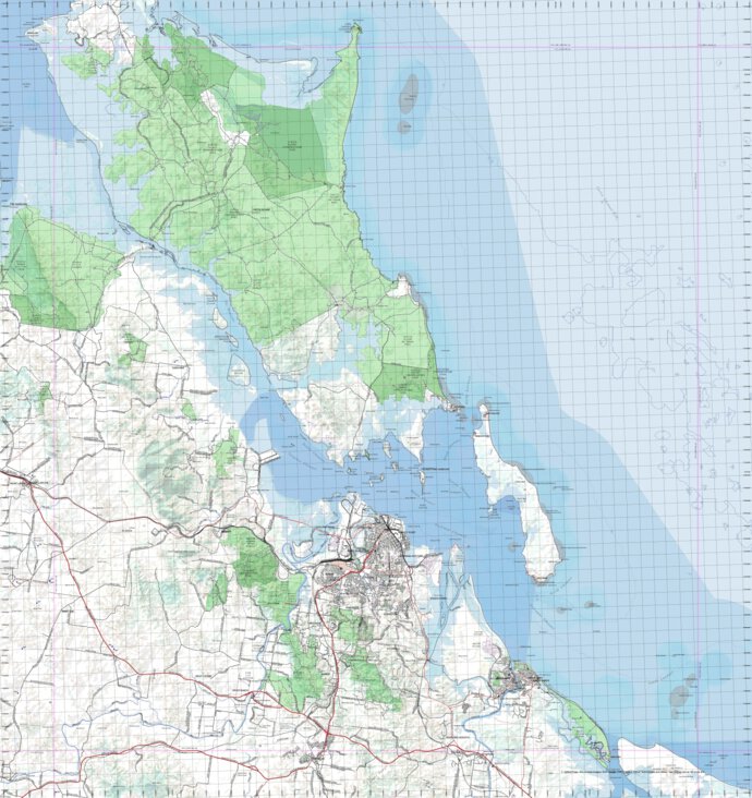 Getlost Map 9150 GLADSTONE Qld Topographic Map V15 1:75,000 by Getlost ...