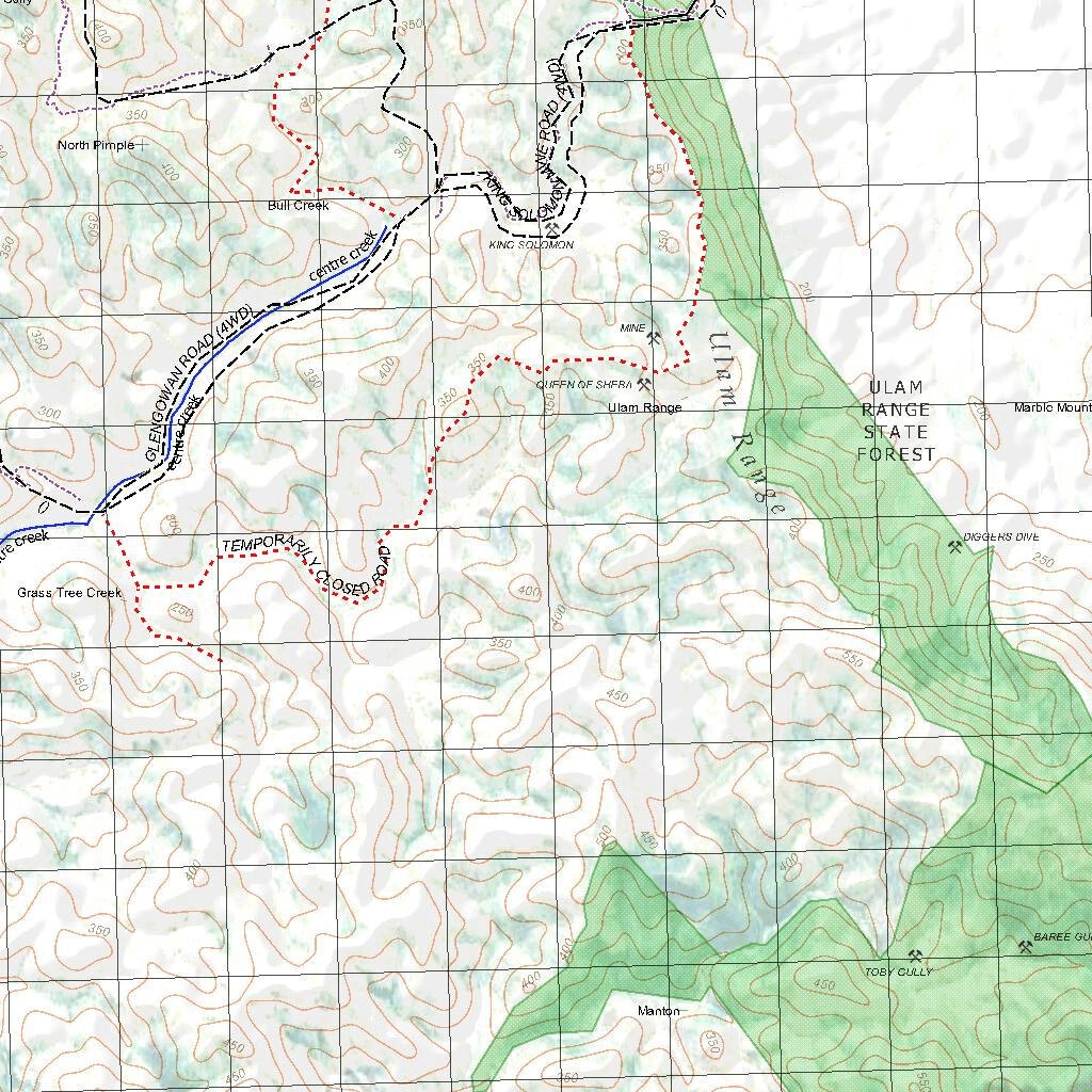 Getlost Map 9050 BAJOOL Qld Topographic Map V15 1:75,000 by Getlost ...