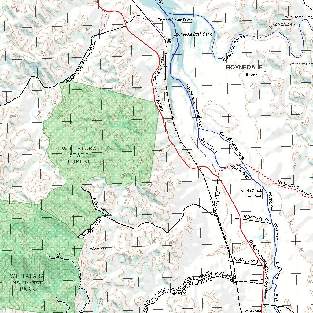 Getlost Map 9149 CALLIOPE Qld Topographic Map V15 1:75,000 by Getlost ...