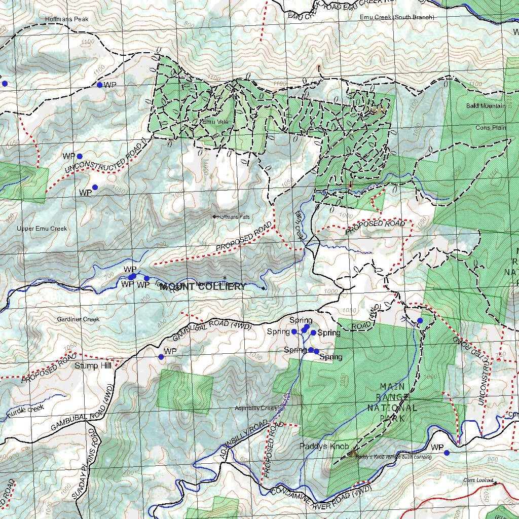 Getlost Map 9341 WARWICK Qld Topographic Map V15 1:75,000 by Getlost ...