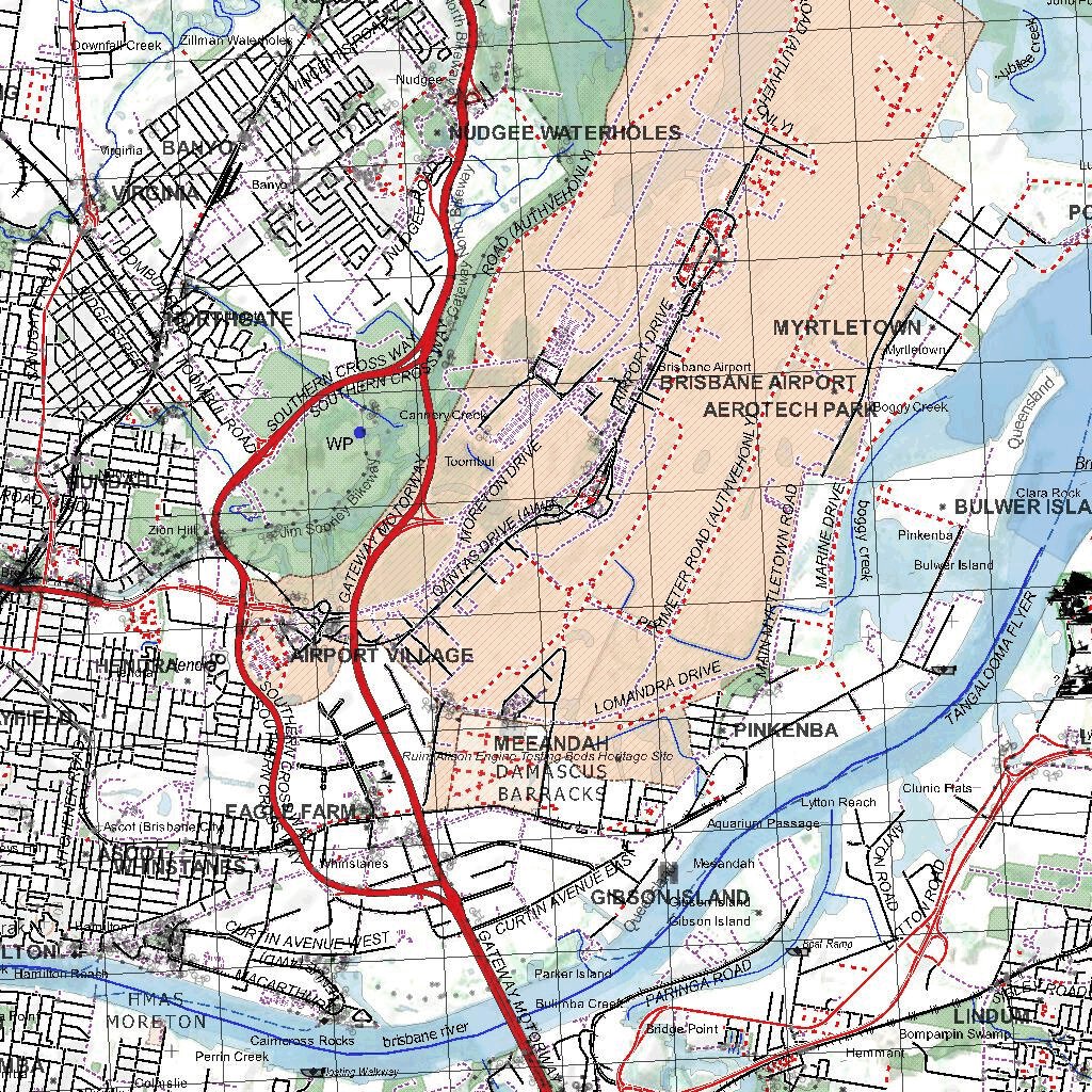 Getlost Map 9543 BRISBANE Qld Topographic Map V15 1:75,000 by Getlost ...