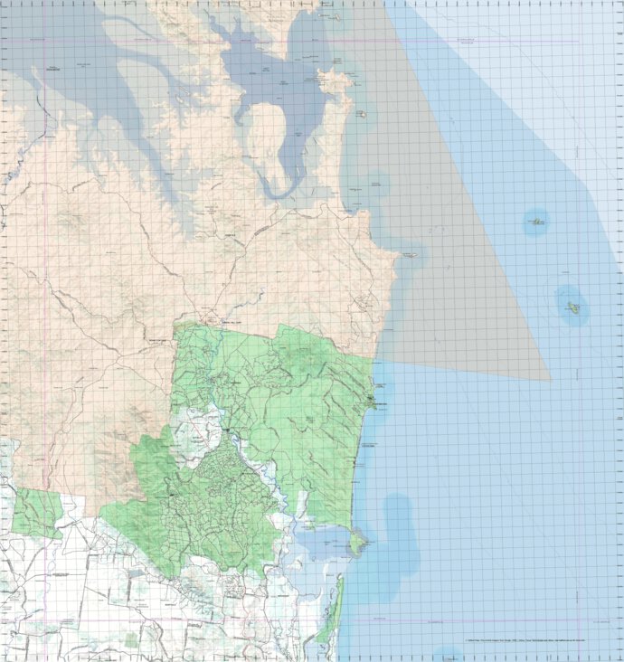 Getlost Map 9052 BAYFIELD Qld Topographic Map V15 1:75,000 by Getlost ...
