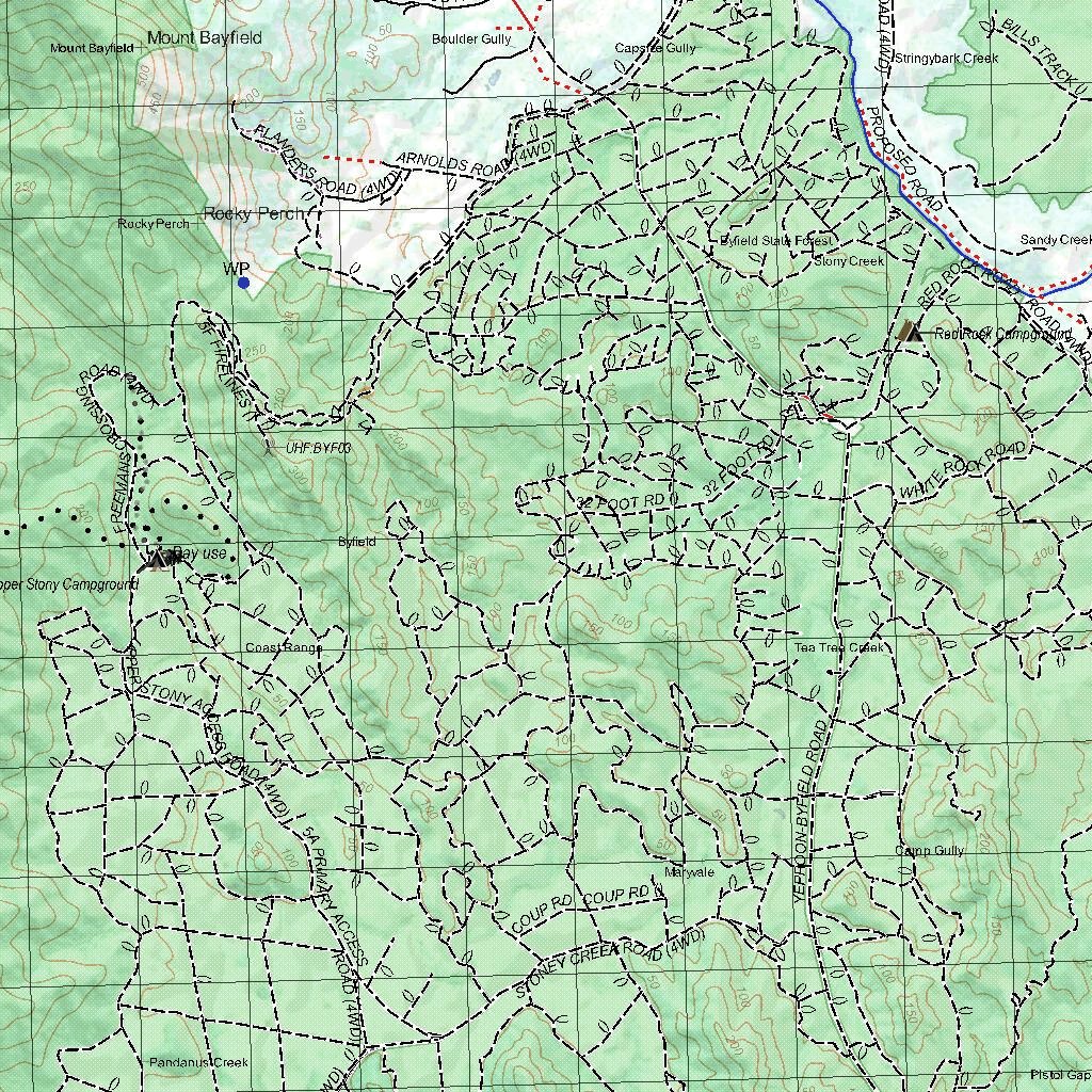 Getlost Map 9052 BAYFIELD Qld Topographic Map V15 1:75,000 by Getlost ...