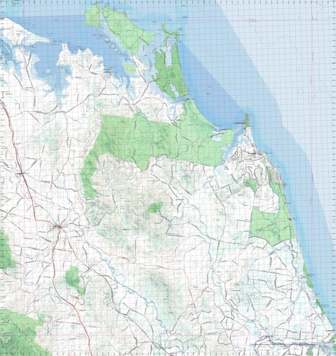 Getlost Map 9249 MIRIAM VALE Qld Topographic Map V15 1:75,000 by ...