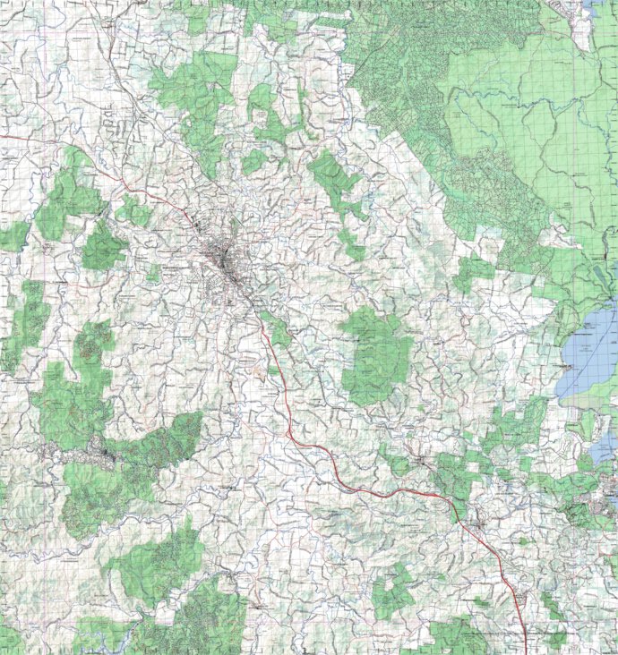 Getlost Map 9445 GYMPIE Qld Topographic Map V15 1:75,000 by Getlost ...