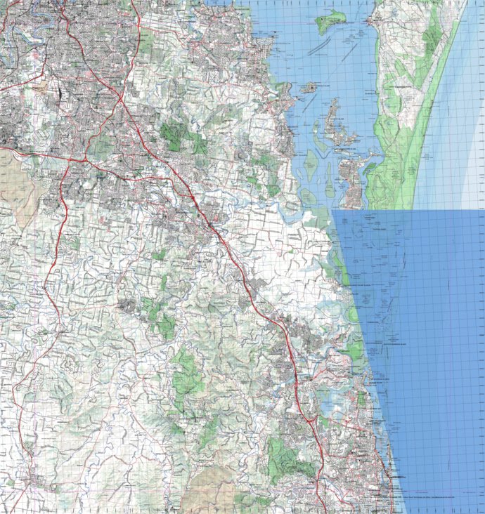 Getlost Map 9542 BEENLEIGH Qld Topographic Map V15 1:75,000 by Getlost ...