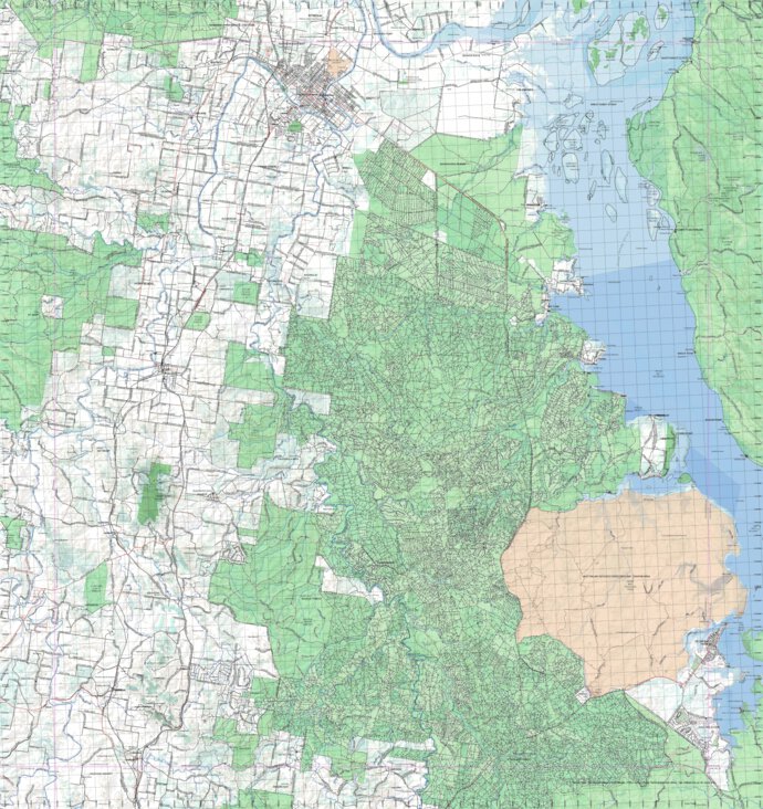 Getlost Map 9446 MARYBOROUGH Qld Topographic Map V15 1:75,000 by ...