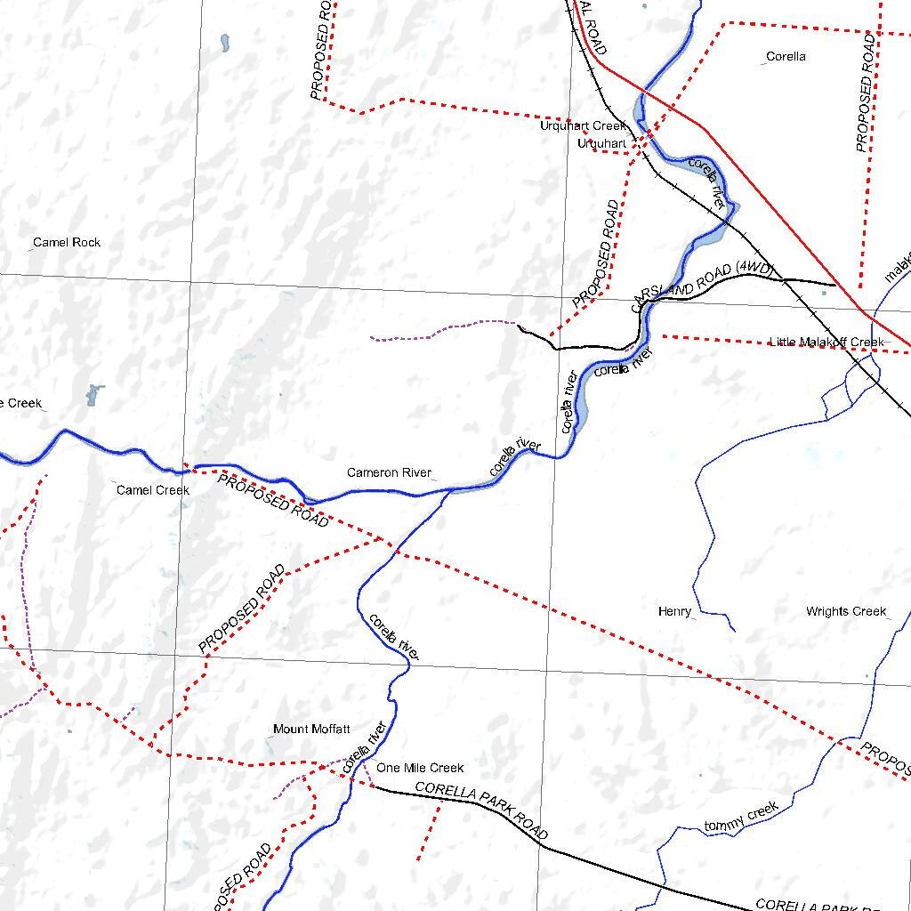Getlost Map SF5402 CLONCURRY Australia Touring Map V15 1:250,000 by ...