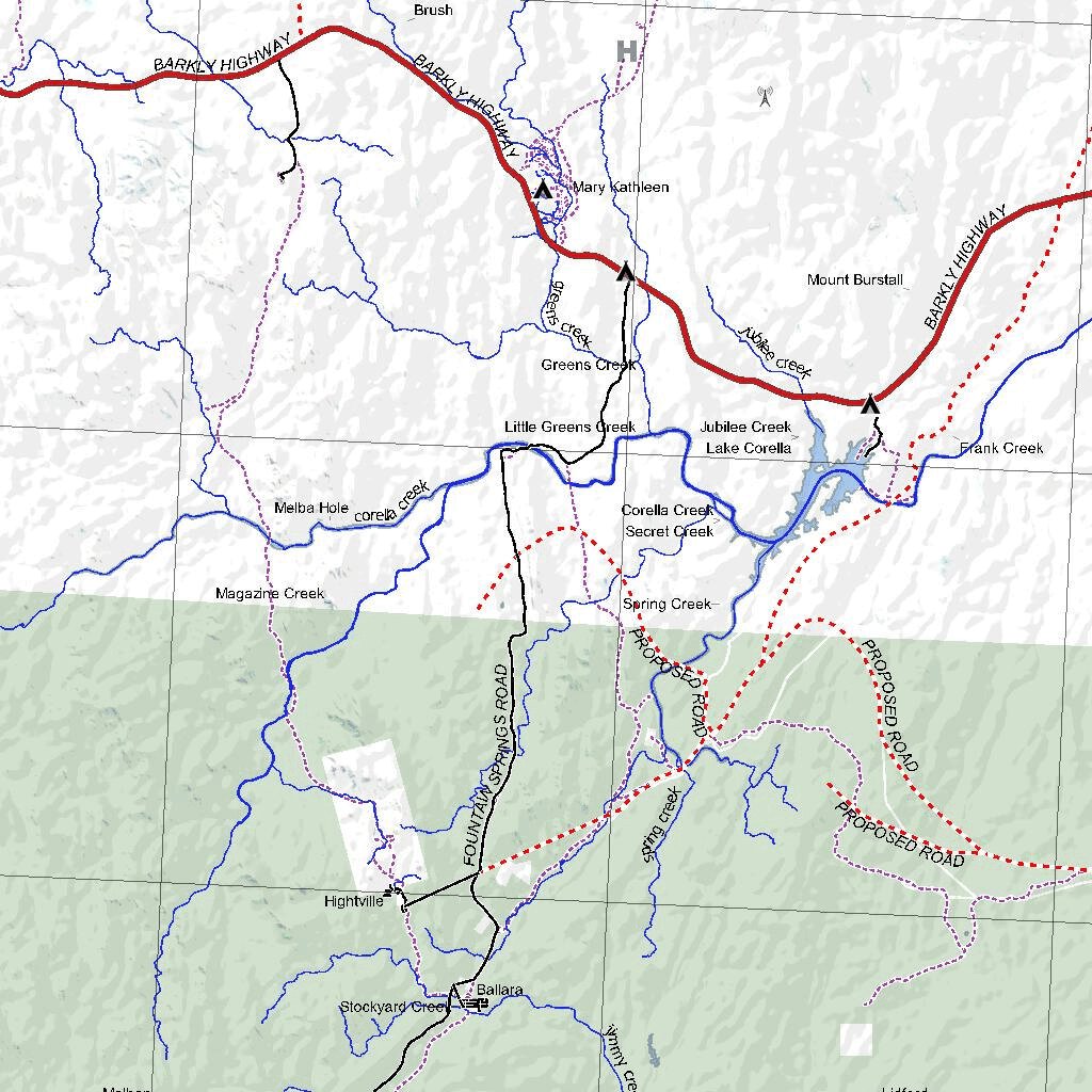 Getlost Map SF5402 CLONCURRY Australia Touring Map V15 1:250,000 by ...