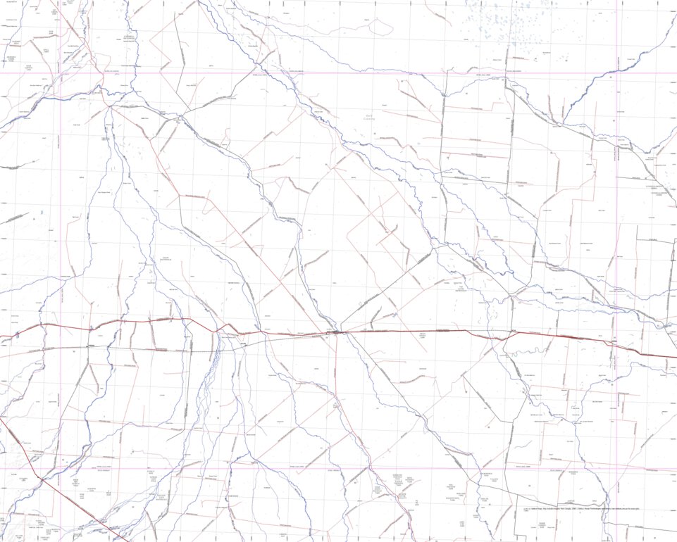 Getlost Map SF5403 JULIA CREEK Australia Touring Map V15 1:250,000 by ...