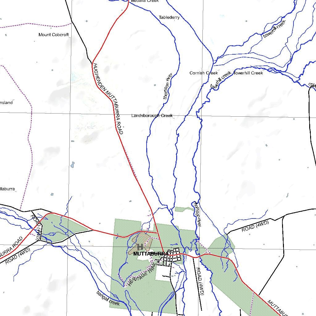 Getlost Map SF5509 MUTTABURRA Australia Touring Map V15 1:250,000 by ...