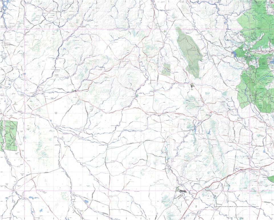 Getlost Map SF5507 MOUNT COOLON Australia Touring Map V15 1:250,000 by ...