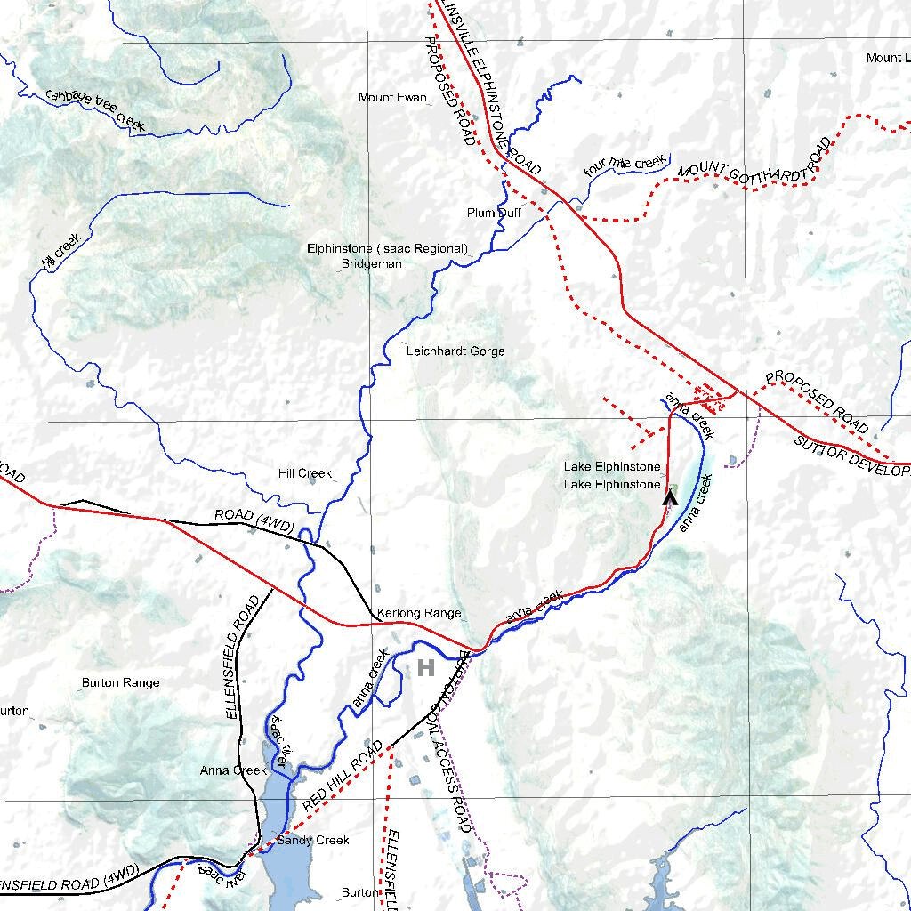 Getlost Map SF5507 MOUNT COOLON Australia Touring Map V15 1:250,000 by ...