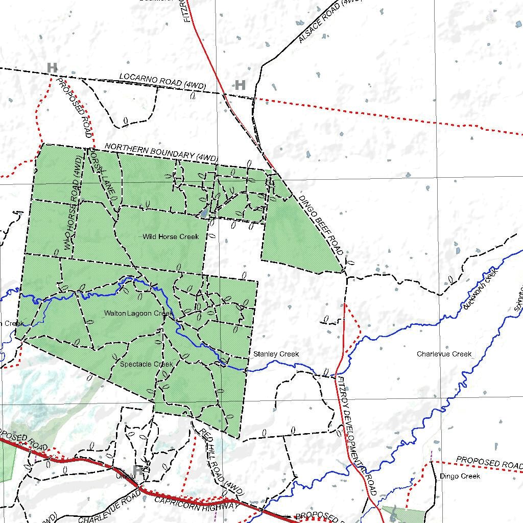 Getlost Map SF5516 DUARINGA Australia Touring Map V15 1:250,000 by ...