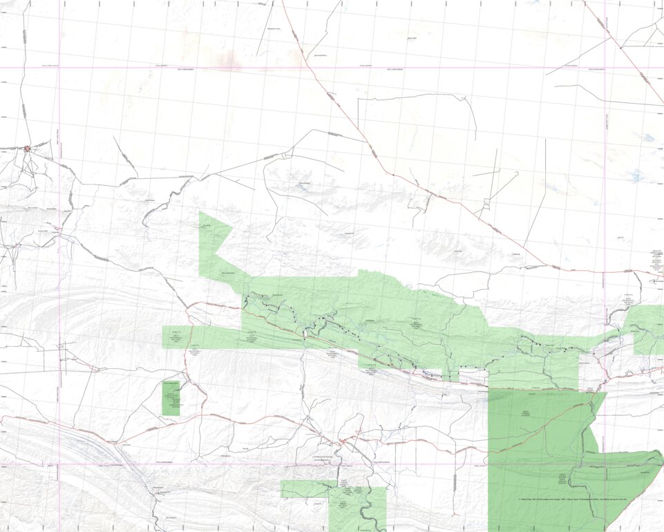 Getlost Map SF5313 HERMANNSBURG Australia Touring Map V15 1:250,000 by ...