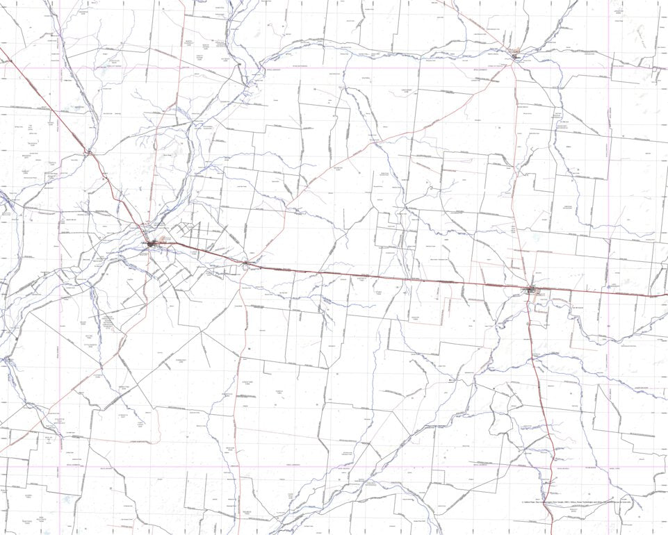 Getlost Map SF5513 LONGREACH Australia Touring Map V15 1:250,000 by ...