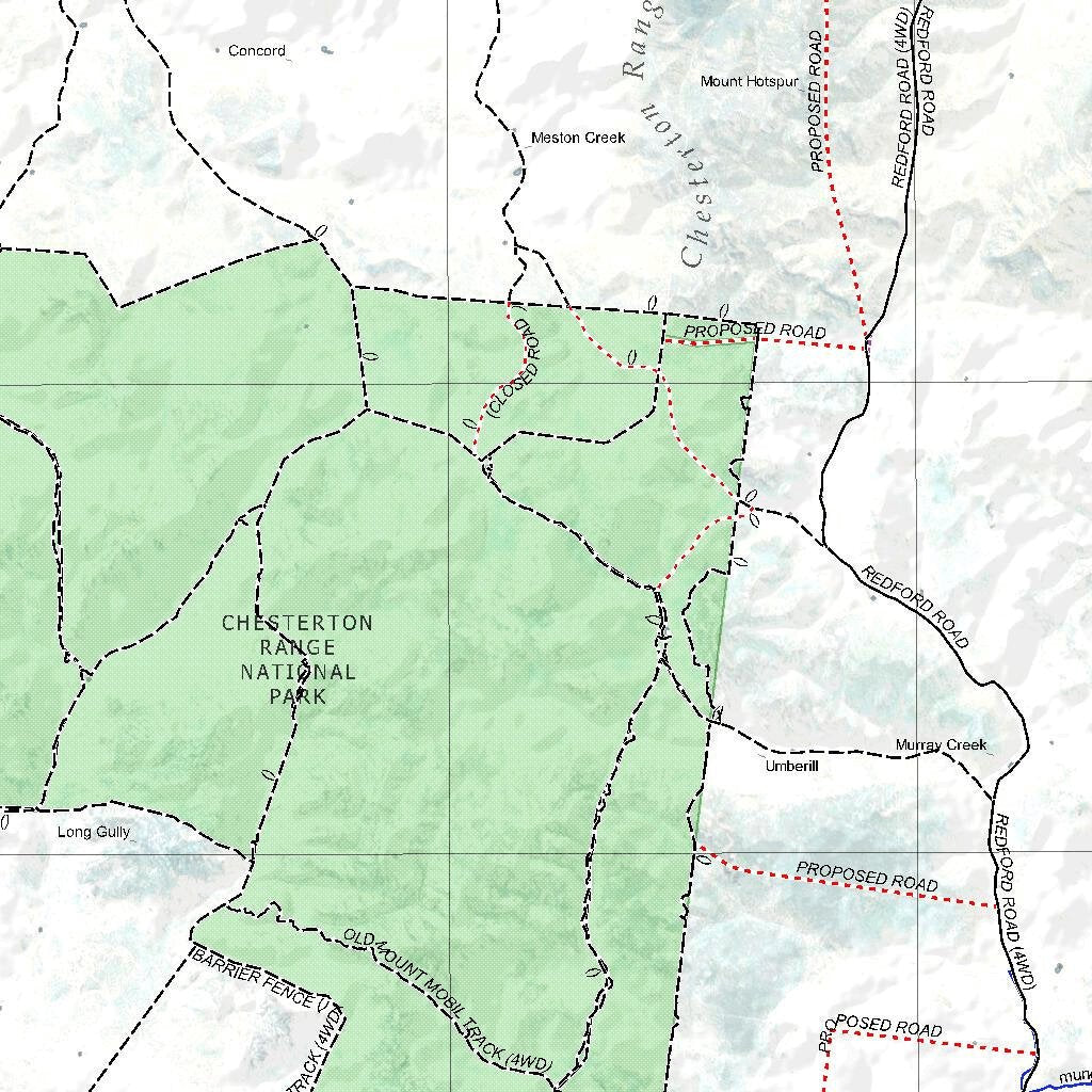 Getlost Map SG5511 MITCHELL Australia Touring Map V15 1:250,000 by ...