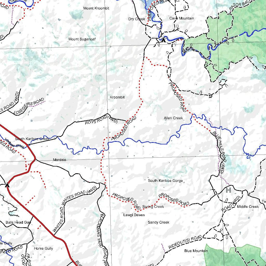 Getlost Map SG5601 MONTO Australia Touring Map V15 1:250,000 by Getlost ...