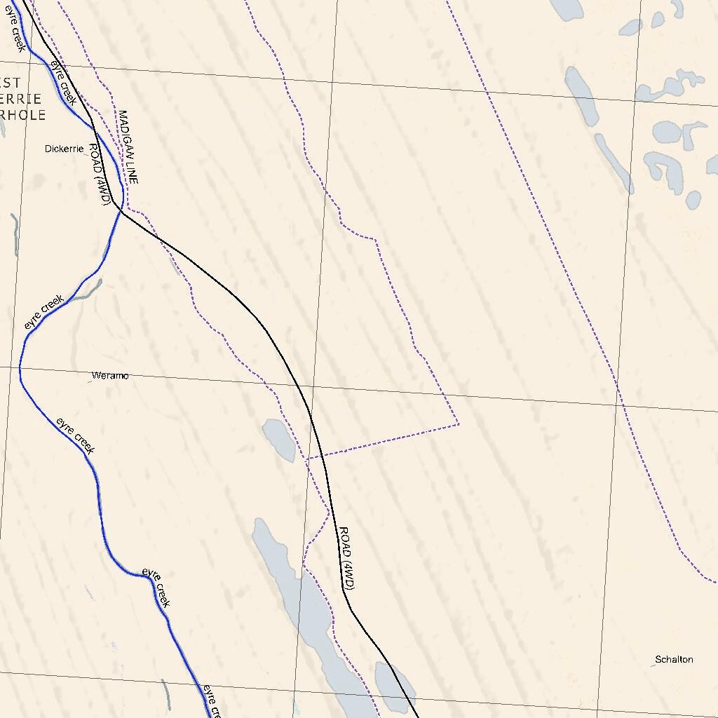Getlost Map SG5405 BIRDSVILLE Australia Touring Map V15 1:250,000 by ...