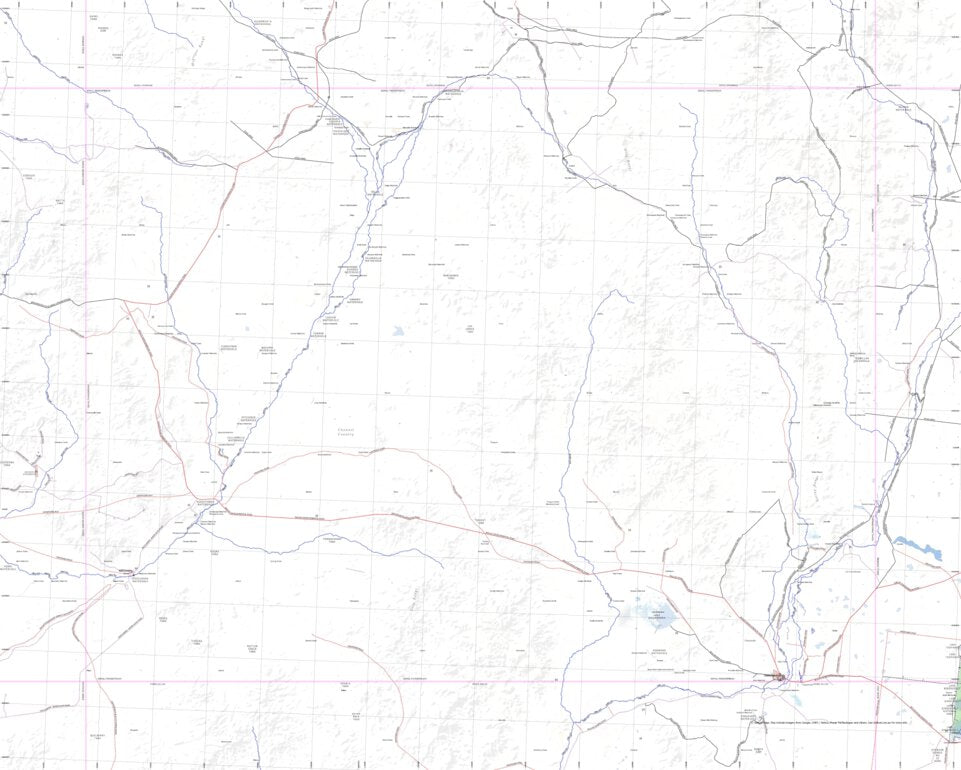 Getlost Map SG5416 THARGOMINDAH Australia Touring Map V15 1:250,000 by ...