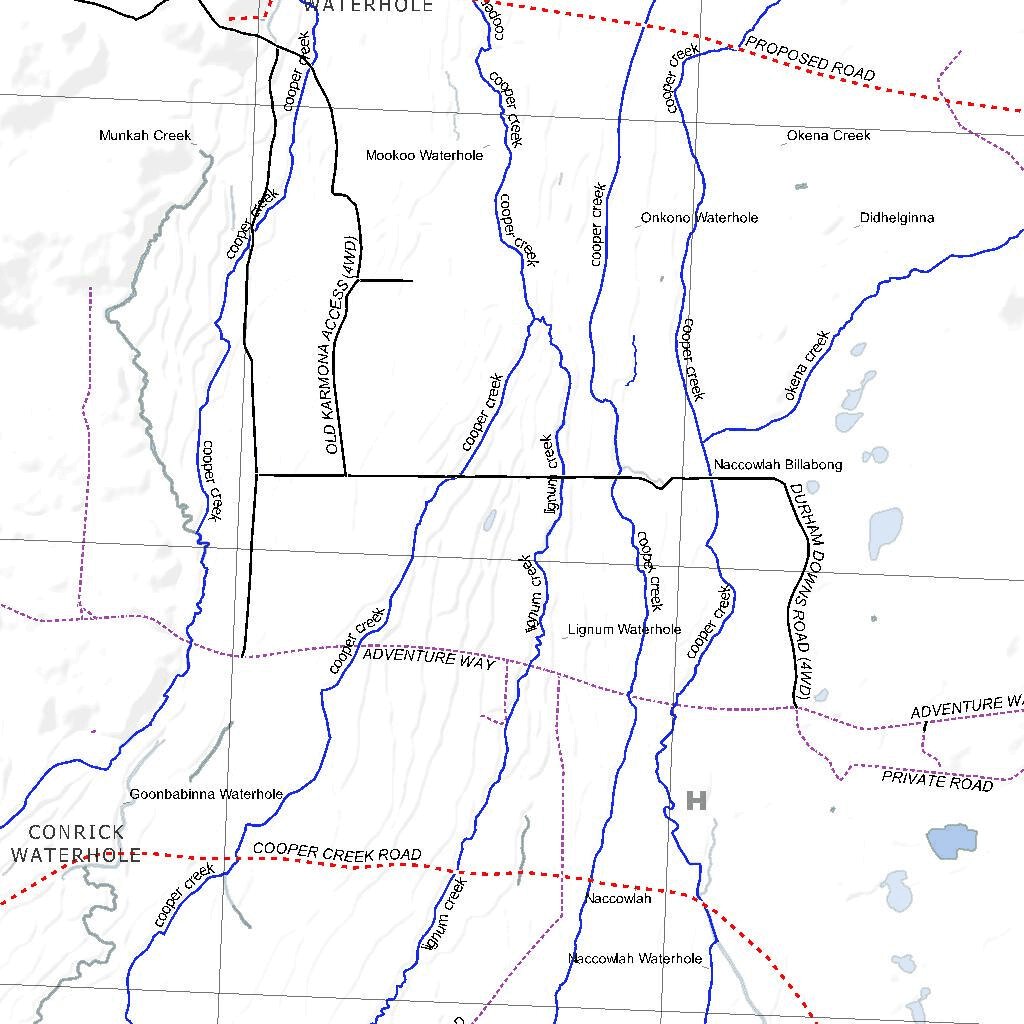 Getlost Map SG5415 DURHAM DOWNS Australia Touring Map V15 1:250,000 by ...