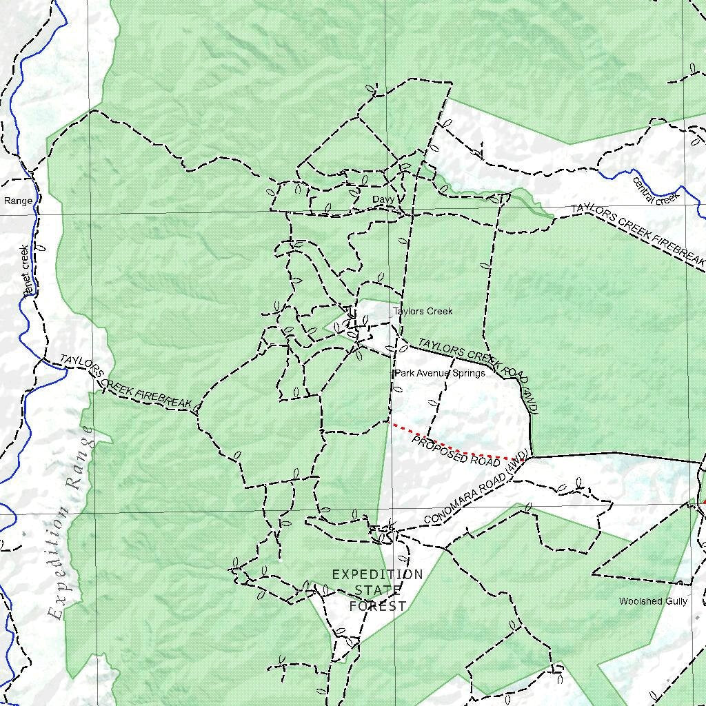 Getlost Map SG5504 BARALABA Australia Touring Map V15 1:250,000 by ...