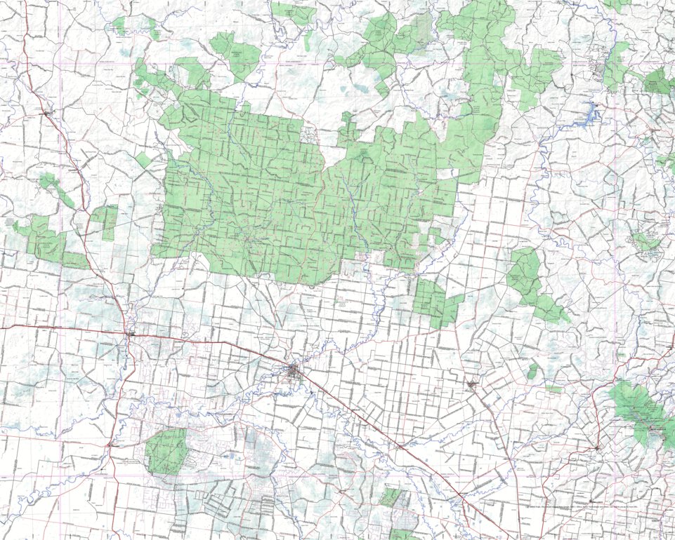 Getlost Map SG5609 CHINCHILLA Australia Touring Map V15 1:250,000 by ...