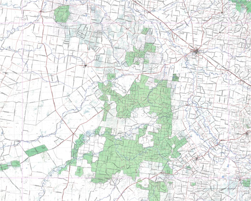 Getlost Map SG5613 DALBY Australia Touring Map V15 1:250,000 by Getlost ...