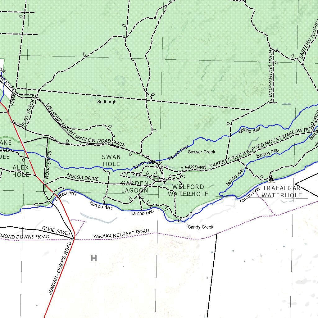 Getlost Map SG5408 WINDORAH Australia Touring Map V15 1:250,000 by ...