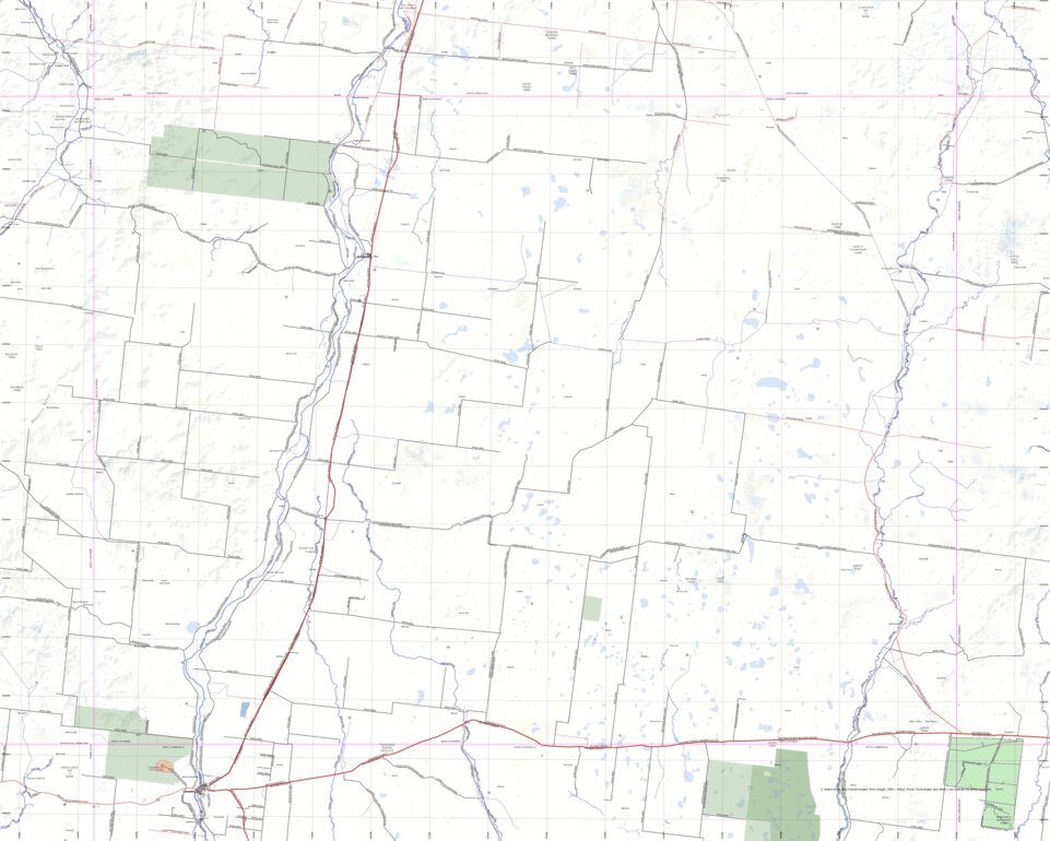 Getlost Map SG5514 WYANDRA Australia Touring Map V15 1:250,000 by ...
