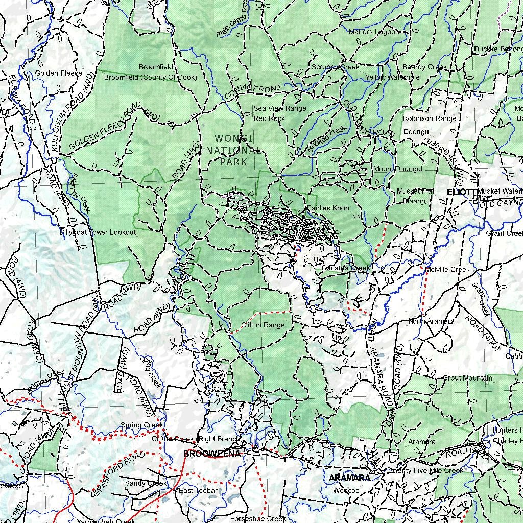 Getlost Map SG5606 MARYBOROUGH Australia Touring Map V15 1:250,000 by ...
