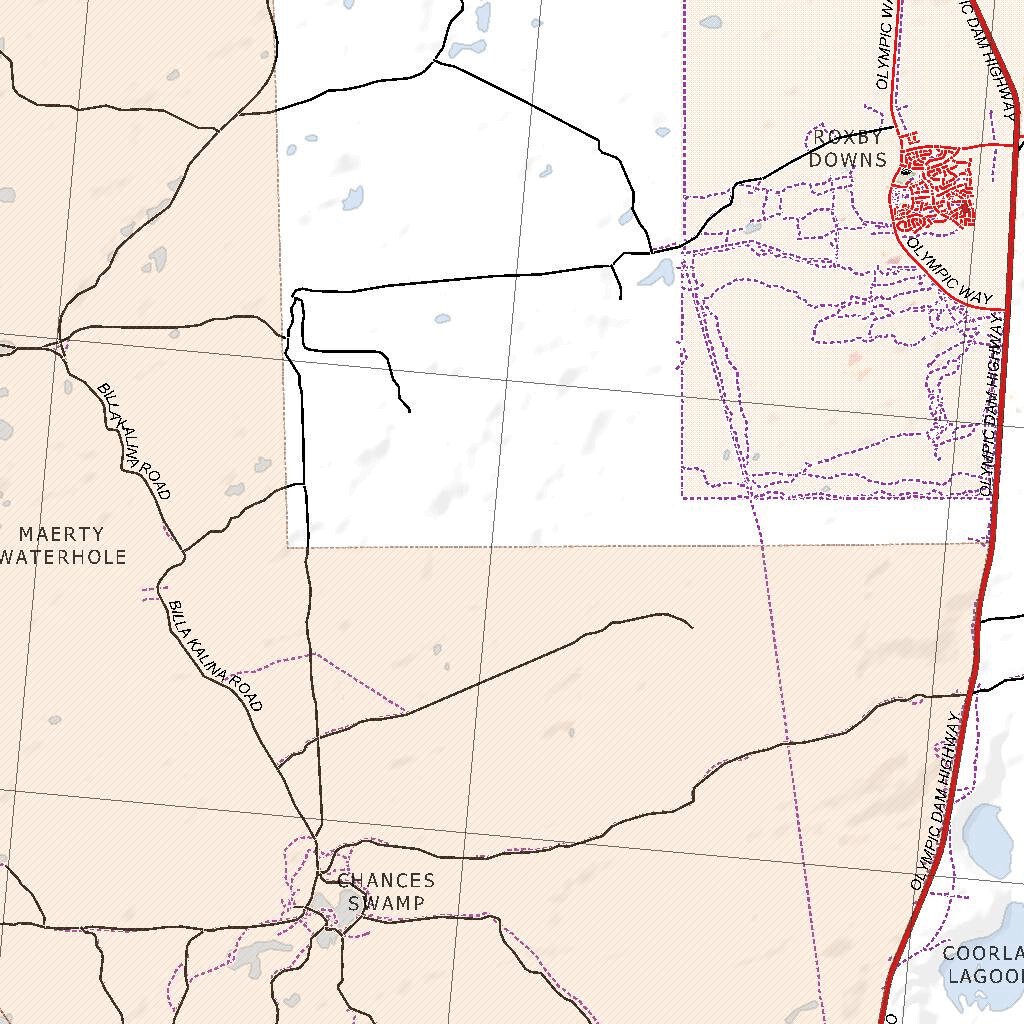 Getlost Map SH5312 ANDAMOOKA Australia Touring Map V15 1:250,000 by ...