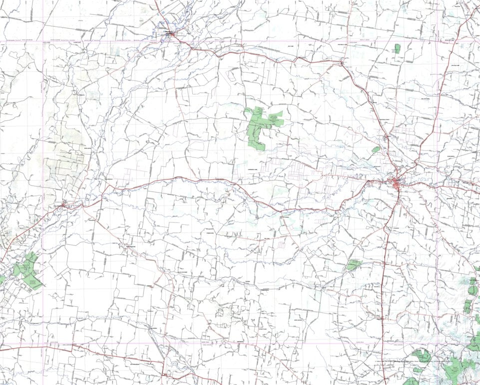 Getlost Map SH5508 MOREE Australia Touring Map V15 1:250,000 by Getlost ...