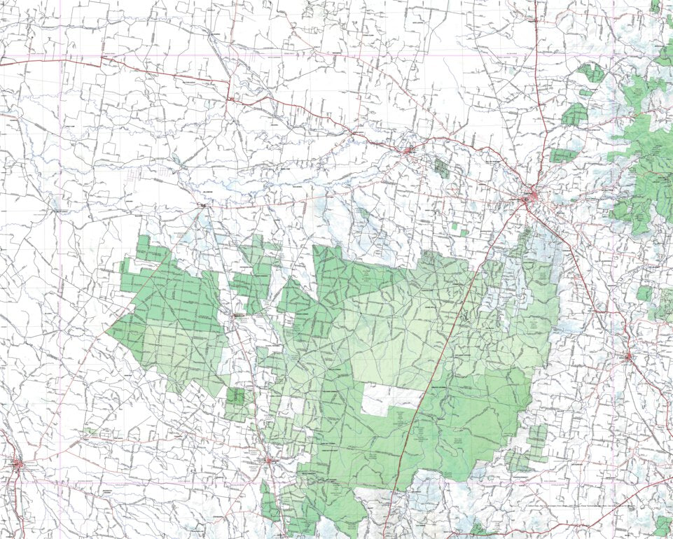 Getlost Map SH5512 NARRABRI Australia Touring Map V15 1:250,000 by ...