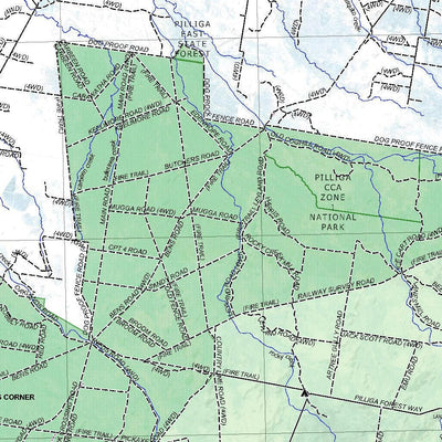 Getlost Map SH5512 NARRABRI Australia Touring Map V15 1:250,000 by ...