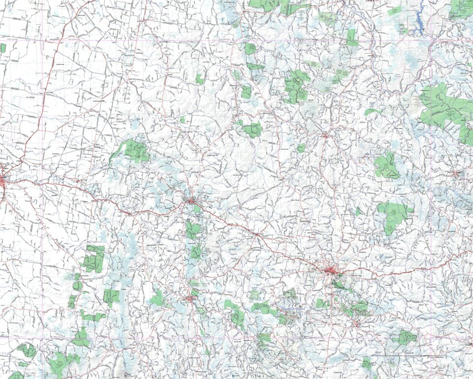 Getlost Map SH5605 INVERELL Australia Touring Map V15 1:250,000 by ...