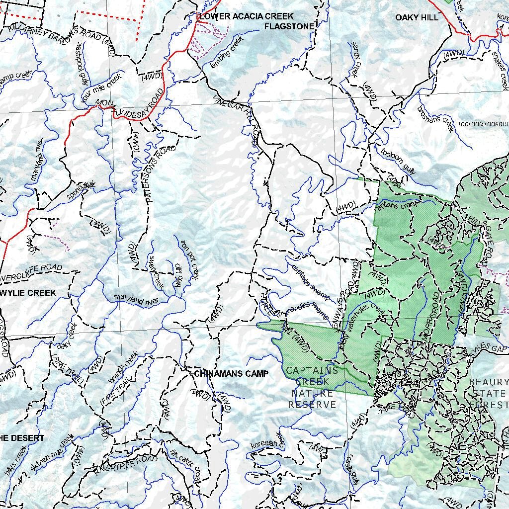 Getlost Map SH5602 WARWICK Australia Touring Map V15 1:250,000 by ...
