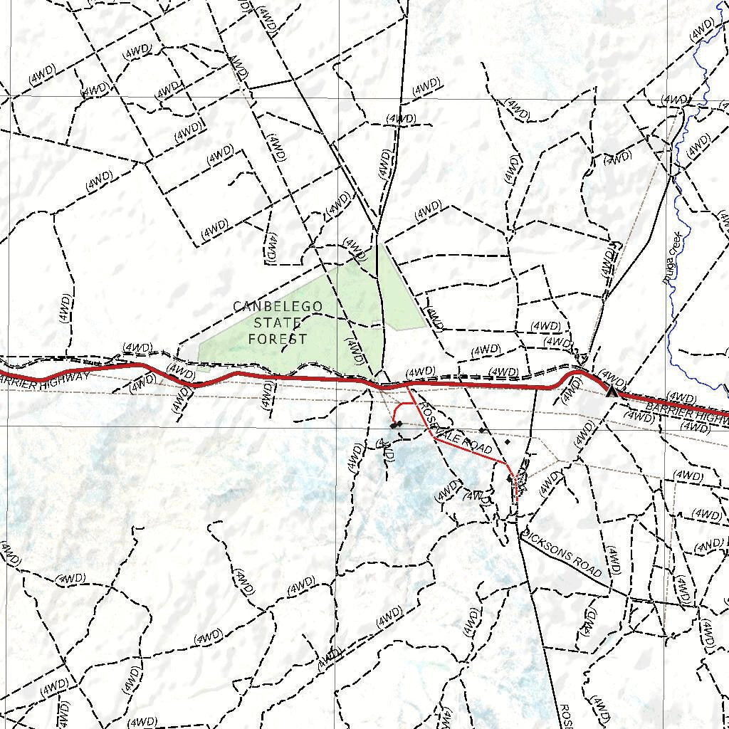 Getlost Map SH5514 COBAR Australia Touring Map V15 1:250,000 by Getlost ...