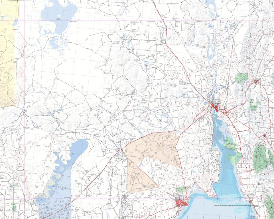 Getlost Map SI5304 PORT AUGUSTA Australia Touring Map V15 1:250,000 by ...