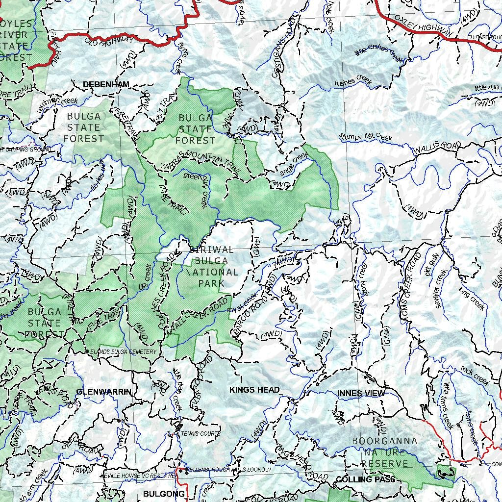 Getlost Map SH5614 HASTINGS Australia Touring Map V15 1:250,000 by ...