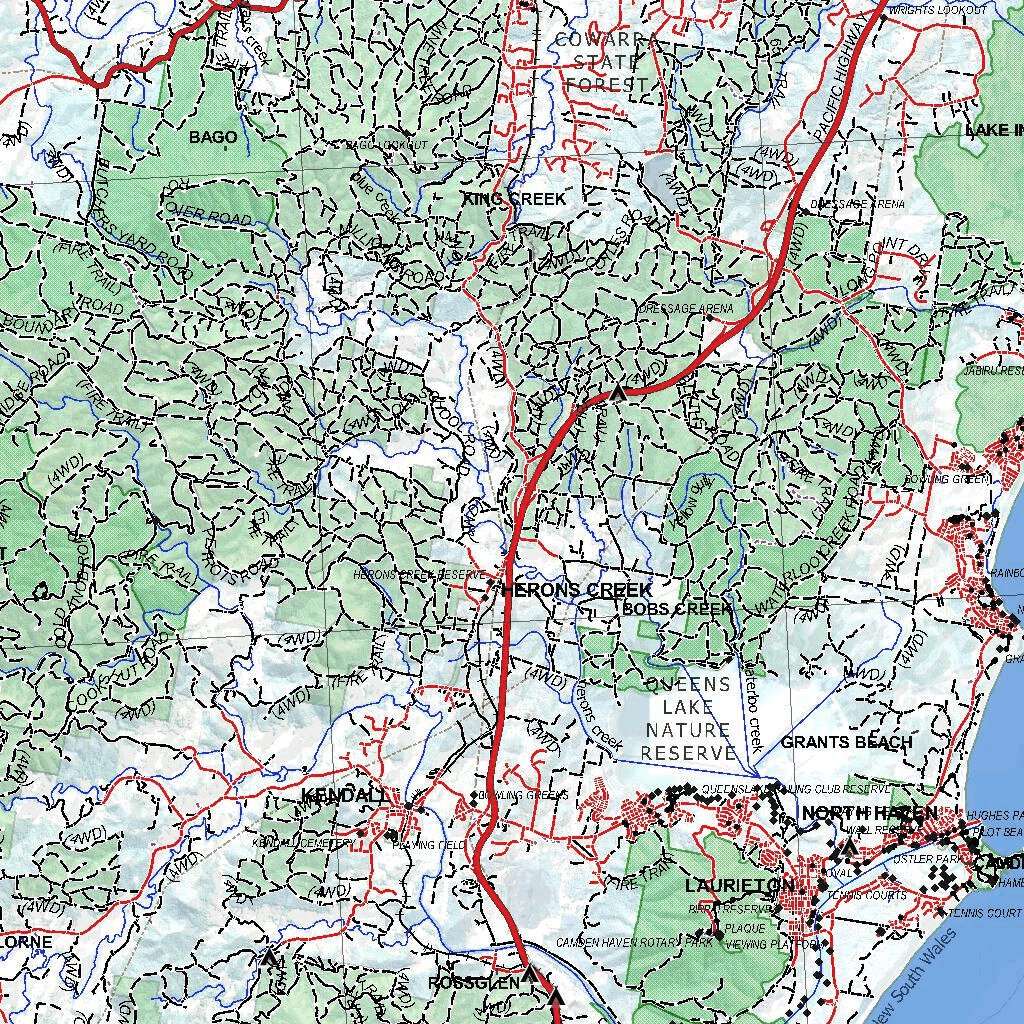 Getlost Map SH5614 HASTINGS Australia Touring Map V15 1:250,000 by ...