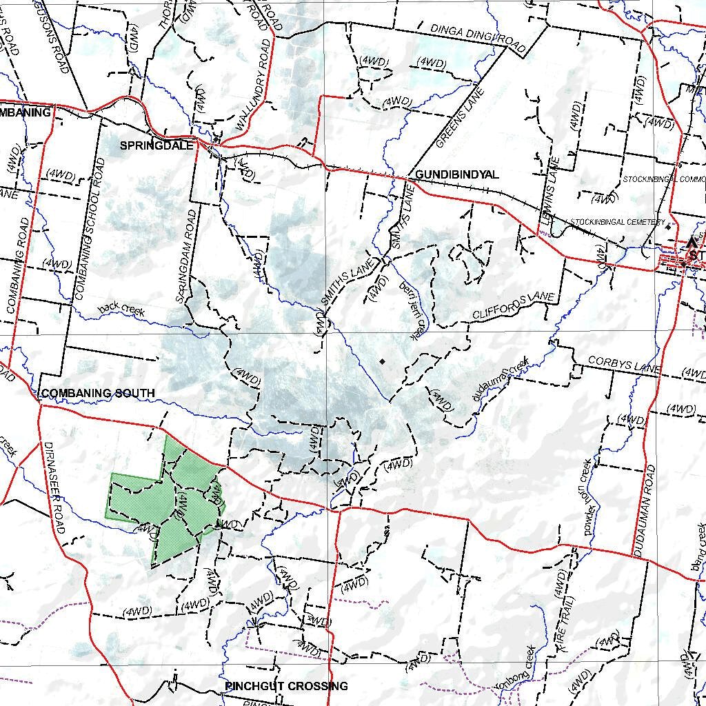 Getlost Map SI5511 COOTAMUNDRA Australia Touring Map V15 1:250,000 by ...