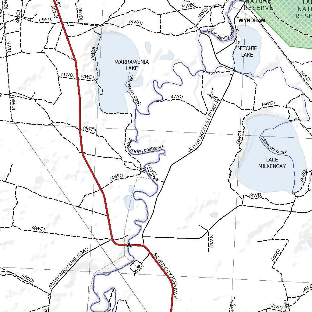 Getlost Map SI5407 ANA BRANCH Australia Touring Map V15 1:250,000 by ...