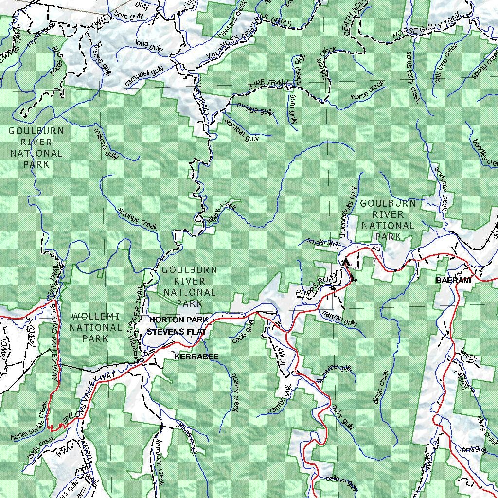 Getlost Map SI5601 SINGLETON Australia Touring Map V15 1:250,000 by ...