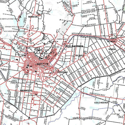Getlost Map SI5510 NARRANDERA Australia Touring Map V15 1:250,000 by ...