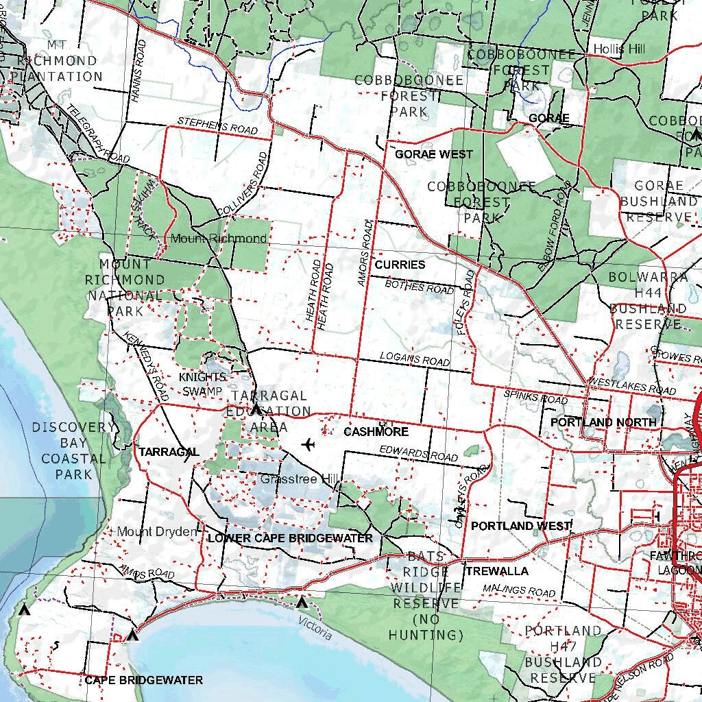 Getlost Map SJ5411 PORTLAND Australia Touring Map V15 1:250,000 by ...